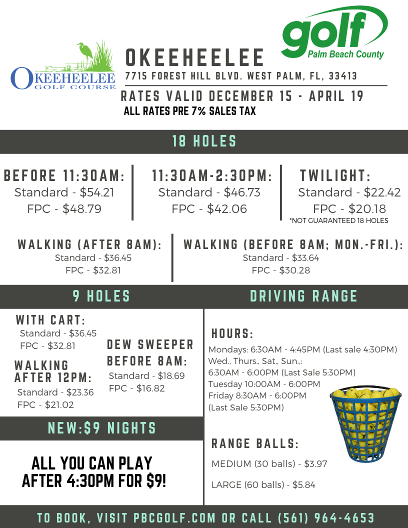 Rates and Hours